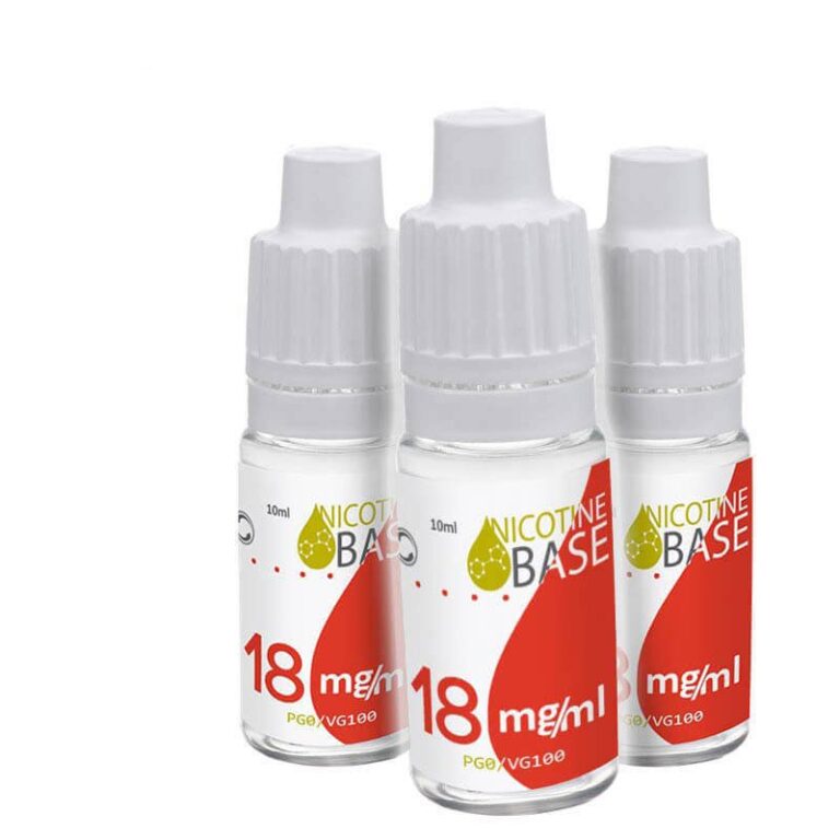 Nicotine Base 10ml PG0/VG100 | Nikotin.eu